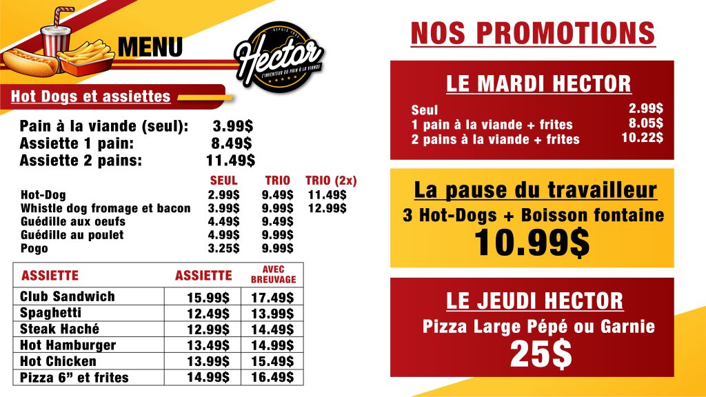 Hector – L'inventeur du pain a la viande