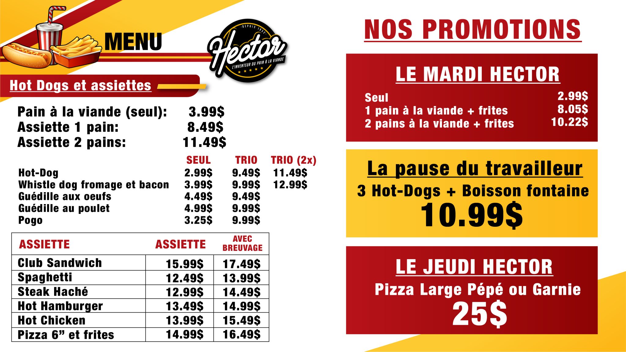 Hector – L'inventeur du pain a la viande